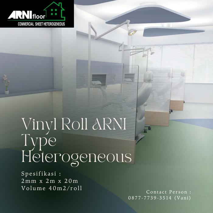 Jual VINYL LANTAI ROLL/VINYL ROLL ARNI HETEROGENOUS TEBAL 2MM - Jakarta ...