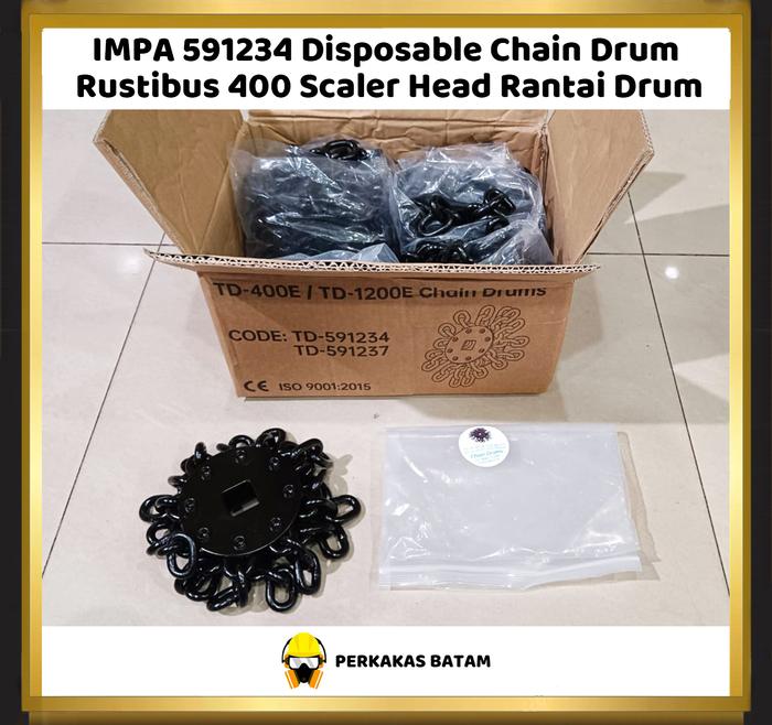 Jual IMPA 591234 Disposable Chain Drum Rustibus 400 Scaler Head Rantai ...
