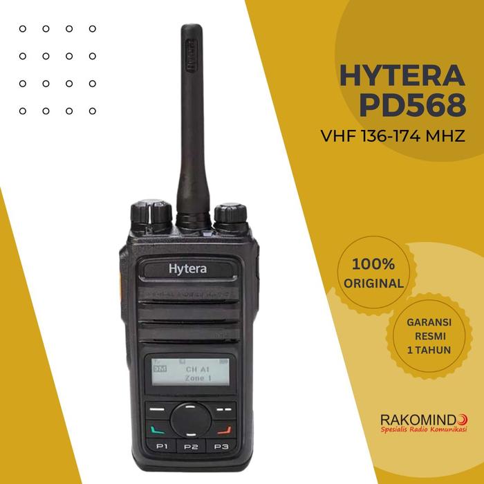 Jual Hytera BP568 Digital Analog VHF UHF 400-470 Fast Charge HYT BP-568 VHF - VHF 136-174MHz ...