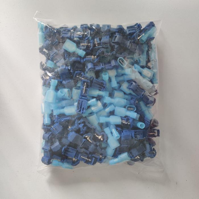 Jual Konektor T Kabel Crimp Scotch Tap Jumper Connector 1 Set - Biru, 1 ...