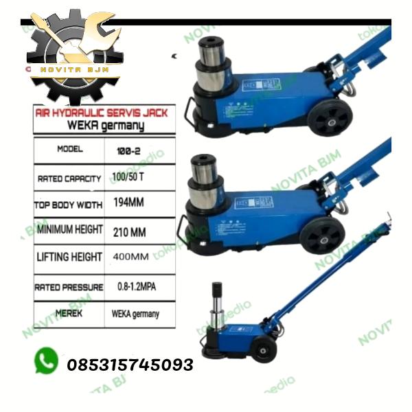 Jual Air hydrulic Jack 100 Ton penumatic hydrulic Jack 100 Ton WEKA ...