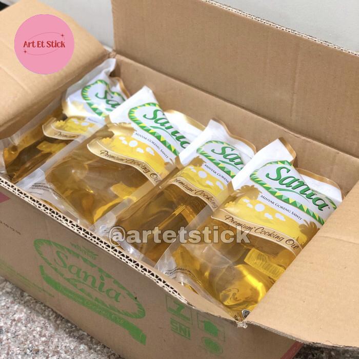 Jual 1 Dus Minyak Goreng Sania 1 Liter Isi 12 Pouch - Kota Surabaya ...
