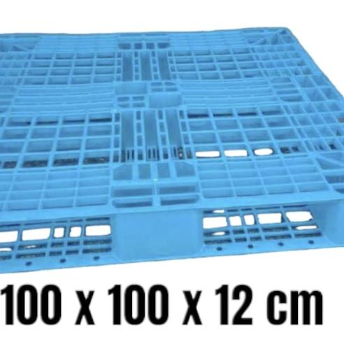 Jual Pallet Plastik / Palet Plastik Ukuran 100 x 100 x 12 cm - Biru ...