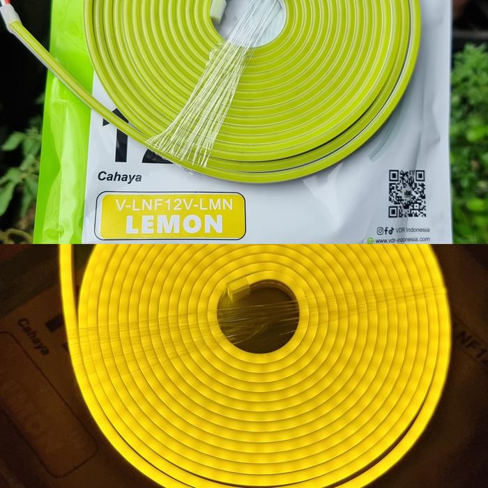Promo VDR Neon Flex Lampu LED Selang 5 Meter DC 12V WARNA LEMON YELLOW SNI - Kota Tangerang ...