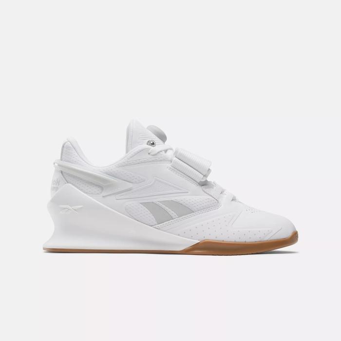 Jual REEBOK Legacy Lifter III Squats Shoes White Gum Sepatu PL Squat ...