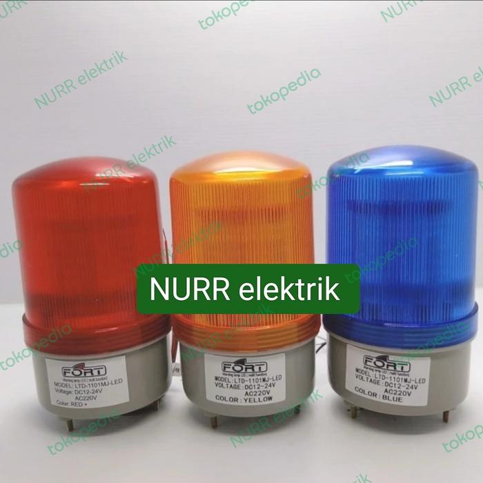 Jual Warning Light Lampu Rotary LED 4 inch LTD-1101M MULTIVOLT 12VDC ...