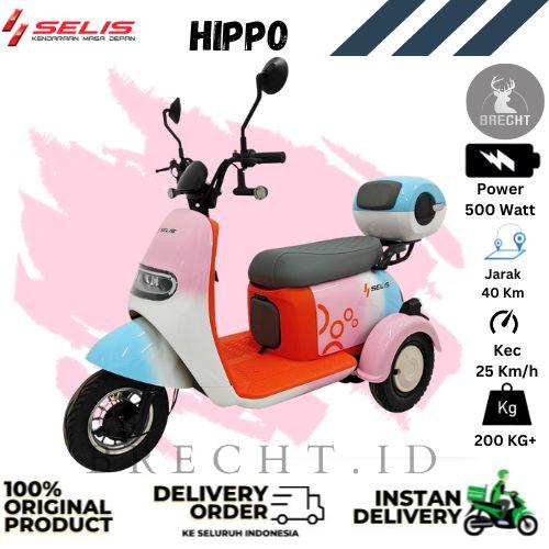Jual Sepeda Motor Listrik Roda Tiga SELIS HIPPO 500 Watt - Kota ...