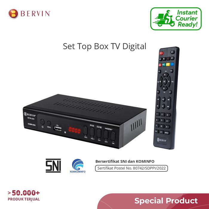 Promo Set Top Box TV Digital DVB-T2 / Antena Digital | Bervin - Kab ...
