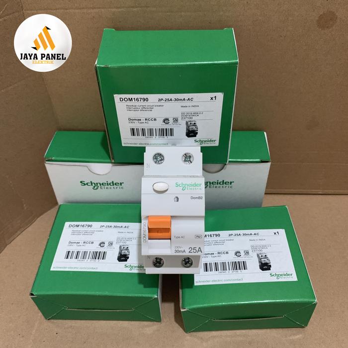 Jual elcb/rccb schneider domae 2p 25A 30mA-Ac - Jakarta Pusat - Jaya Panel Elektrik | Tokopedia