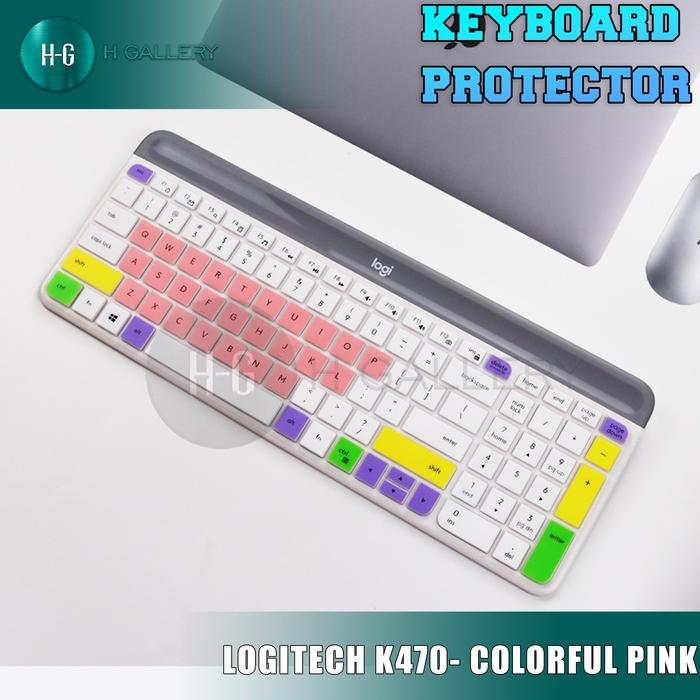 Promo LOGITECH MK470 - K580 / KEYBOARD PROTECTOR *S - COLOURFUL PINK ...