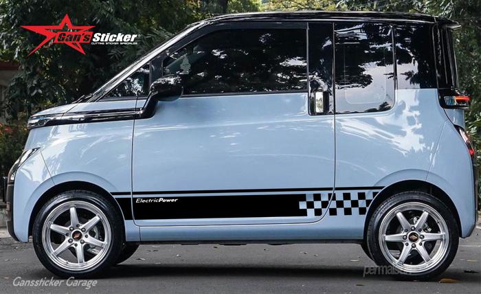 Jual sticker custom wuling air ev - Hitam, 2sis/kiri&kanan - Kab ...