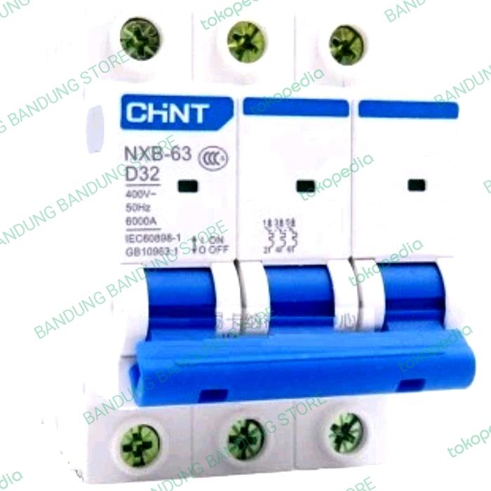 Jual CHINT MCB 32A 3P 220V SNI MCB 220V SNI 3P 32A MCB 3P 32A 220 SNI ...