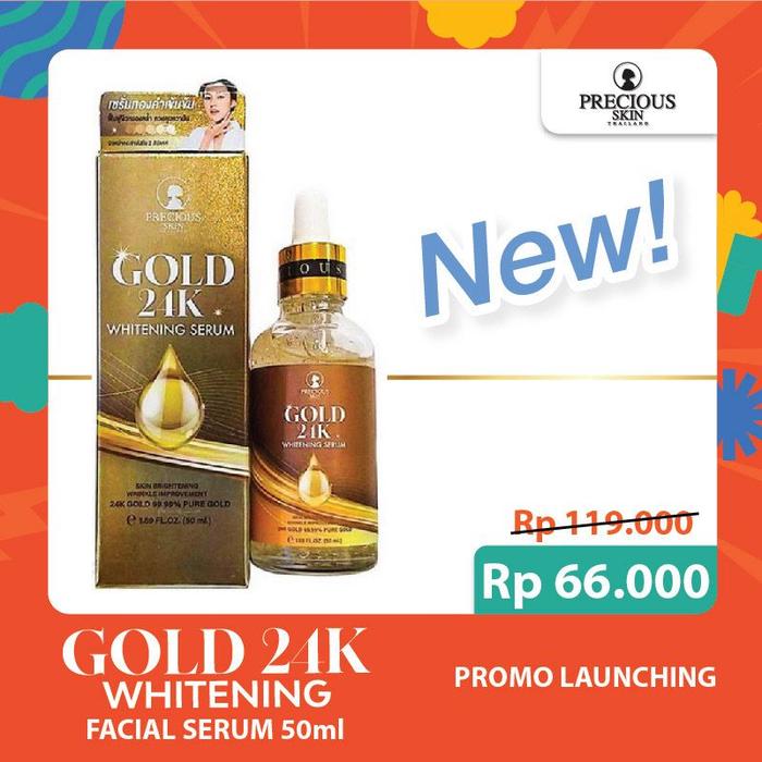 Promo Precious Skin Thailand Gold 24K Whitening Serum 50ml - Jakarta ...
