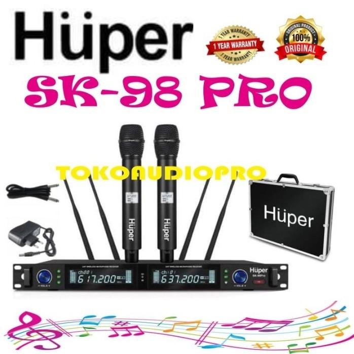 Jual Huper Sk-98 Pro 2-Channel Microphone Wireless Huper SK98 Pro Original - Jakarta Pusat ...