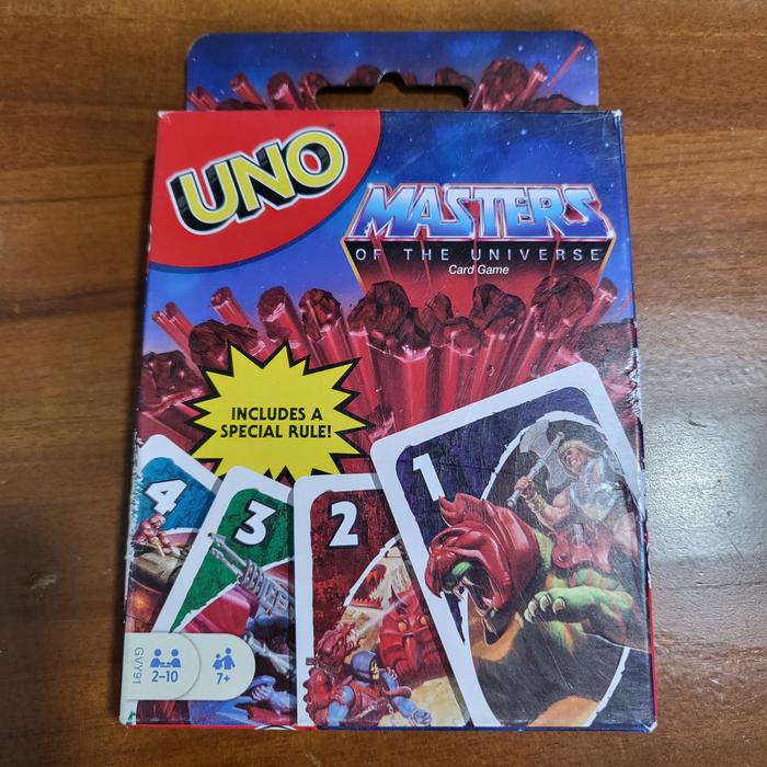 Jual kartu uno master of the universe card game Mattel original special ...