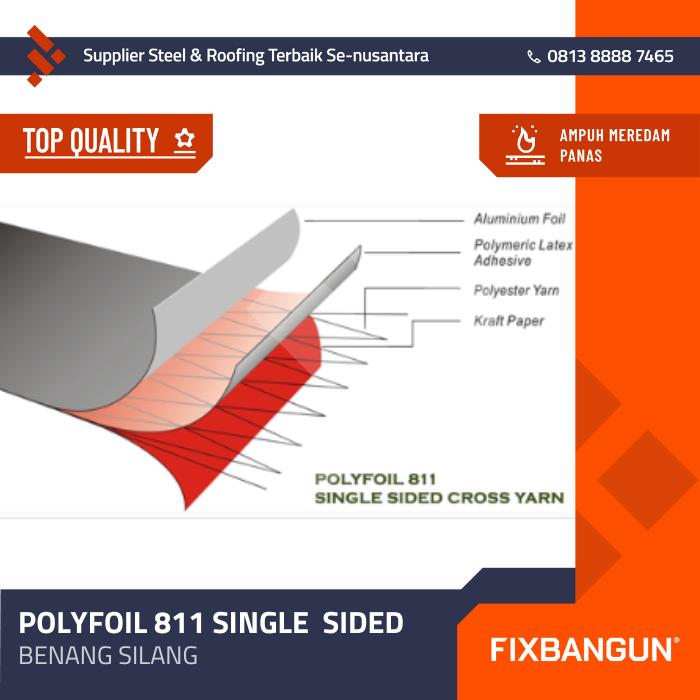 Jual Aluminium Foil Polyfoil SS/DS | Peredam Panas Atap | Insulasi Atap ...