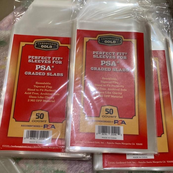 Jual CBG Cardboard Gold Perfect Fit Card Sleeves PSA Graded Slabs with ...