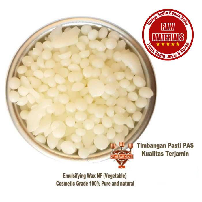 Jual EMULSIFYING WAX 100gram Emulsifier Vegetable Emulsifying NF 100 ...