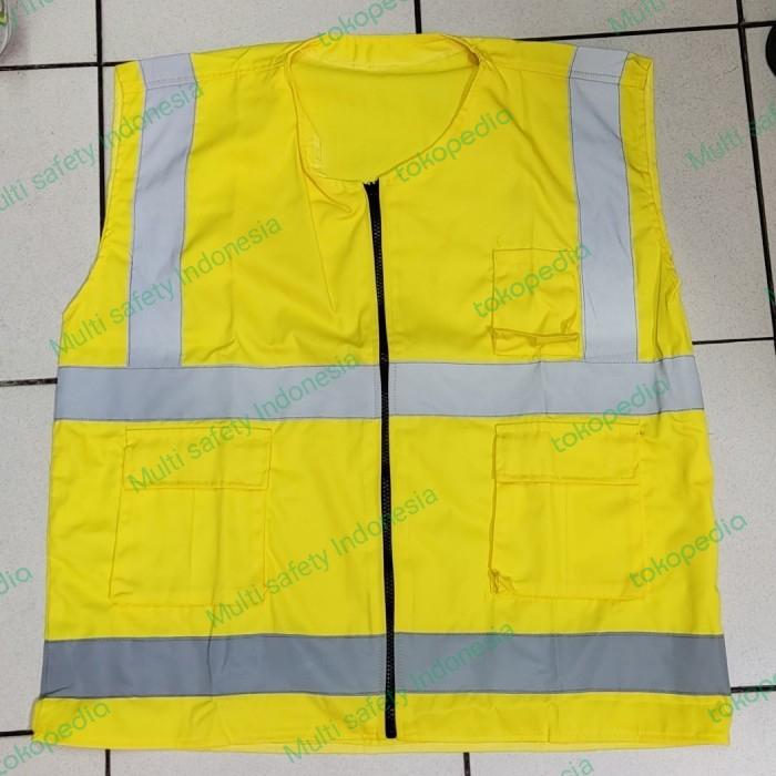 Jual Rompi Kerja Lapangan Proyek Rompi Safety Drill Rompi Drill Kuning ...