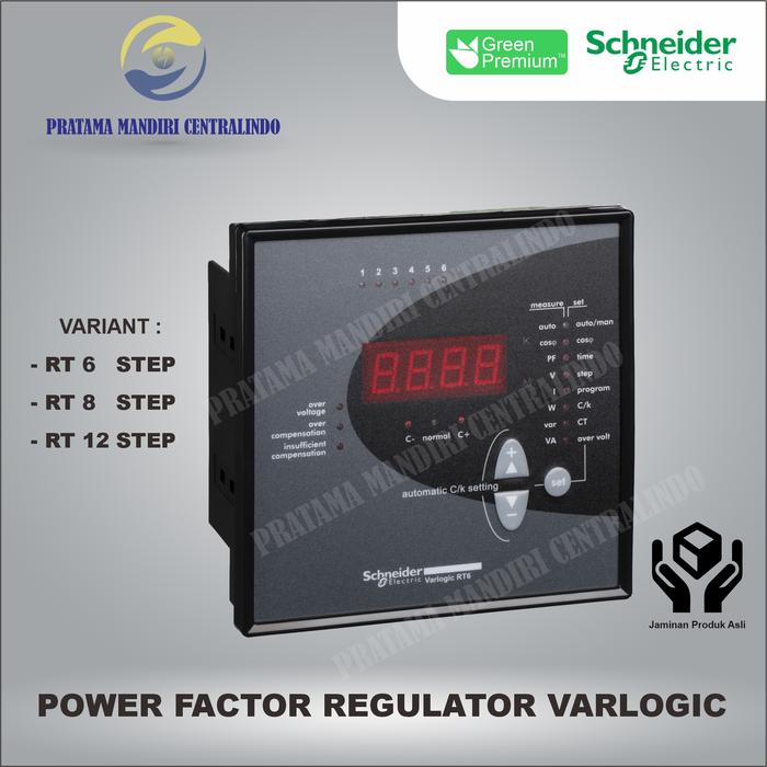 Promo REGULATOR SCHNEIDER PFR VARLOGIC RT6/RT8/RT12 POWER FACTOR 6/8/12 ...