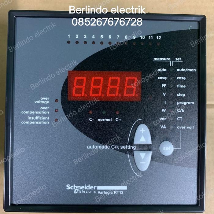 Jual REGULATOR KAPASITOR, EASYLOGIC PFC CONTROLLER 12 step 51213 ...