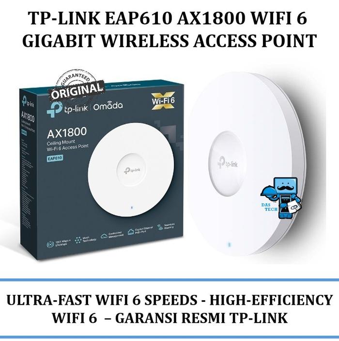 Promo Tp-Link Eap610 Ax1800 Wifi 6 Gigabit Wireless Access Point ...