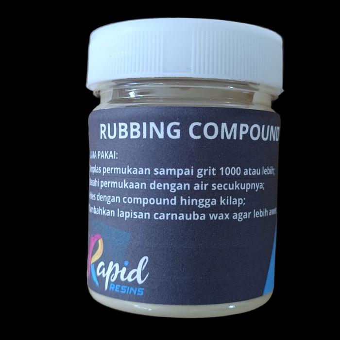 Jual rubbing compound poles obat polish resin cat rapid resin waterbase ...