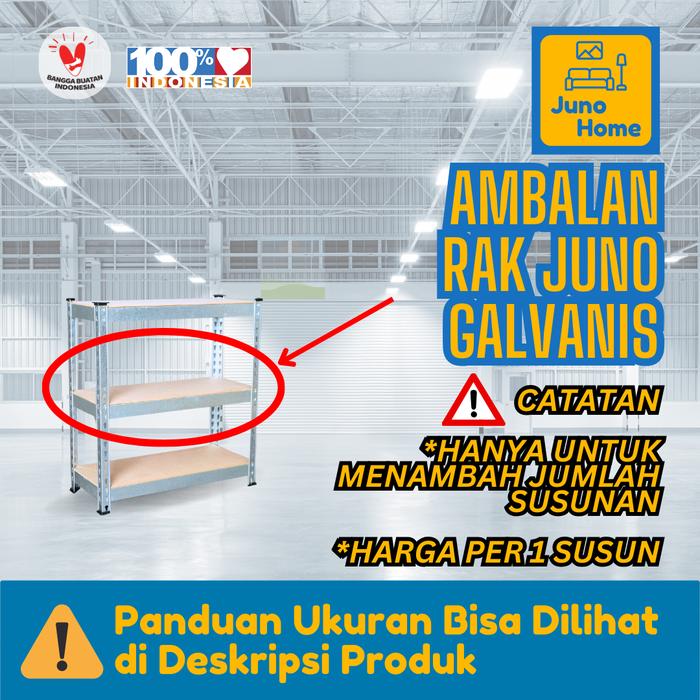 Jual JUNO Rak Gudang Besi Multifungsi 5 Susun kapasitas 400KG Rak ...