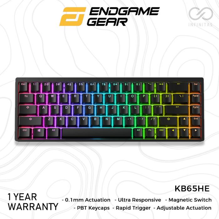 Jual Endgame Gear KB65HE Hall Effect Alu 65% Keyboard Rapid Trigger ...