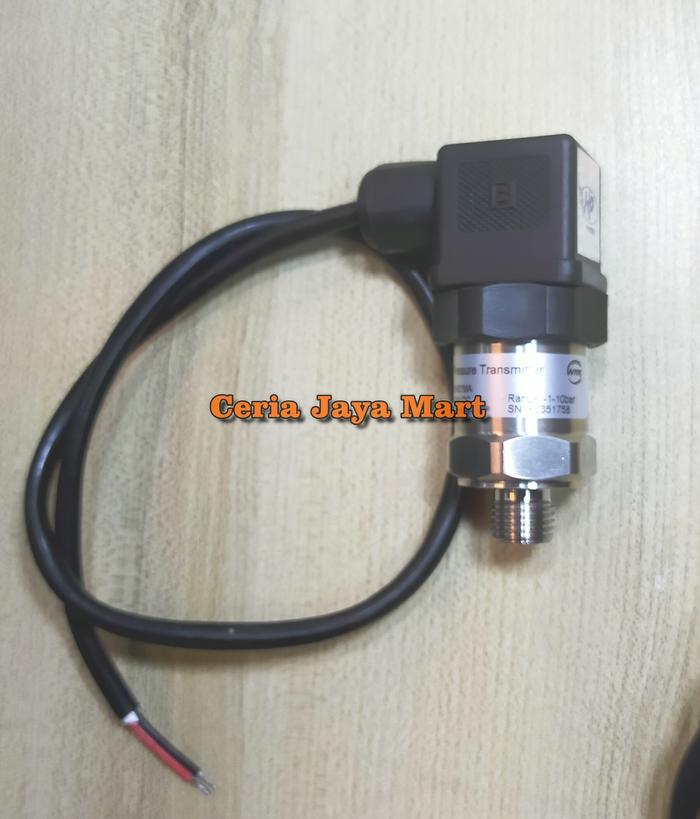 Jual Vacuum Pressure Transmitter -1 Bar to +10 Bar 4-20mA DC 12V 24V ...