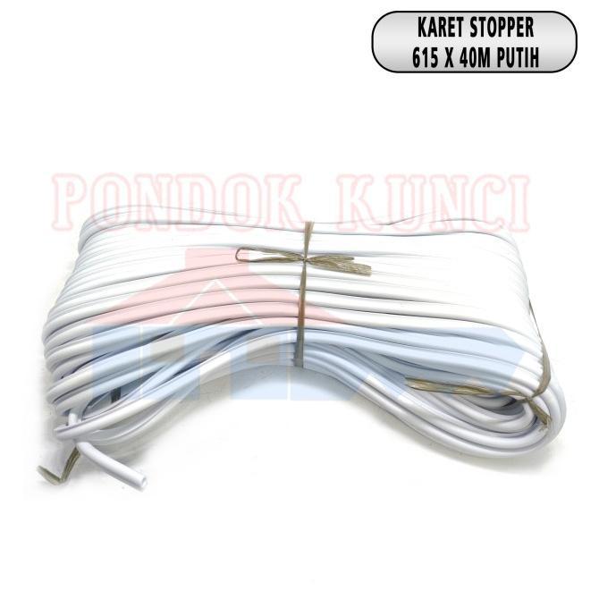 Jual Karet Stopper Kusen Pintu Jendela Tipe 615 Putih 40Meter Karet ...
