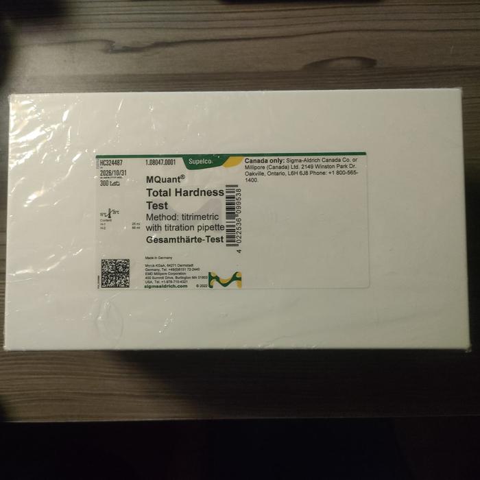Jual MERCK 108047.0001 Total Hardness Test Kit, MColortest, 300 tests ...