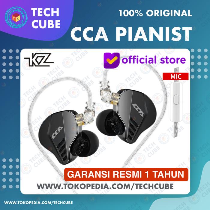 Promo CCA PIANIST with MIC Driver Metal In Ear Earphone Headset Alt ...