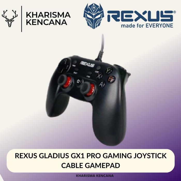 Jual Rexus Gladius Gx1 Pro Gaming Joystick Cable Gamepad Di Seller ...