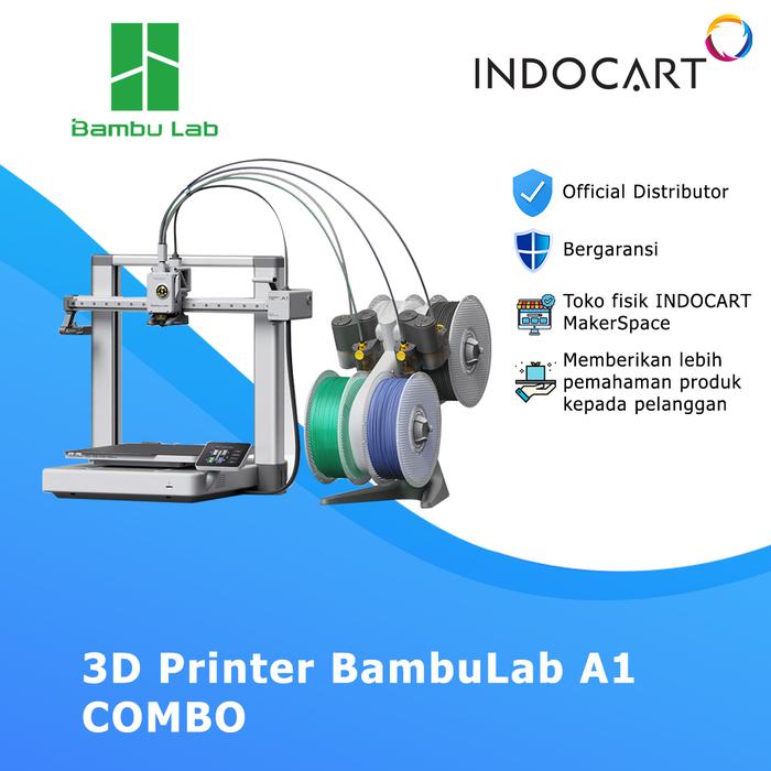 Promo 3D Printer BambuLab A1 COMBO Multi Colour Printing with Full-Auto ...