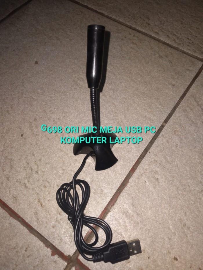 Jual G698 ORI MIC USB MiK Kabel Microphone PC Mikrofon Laptop Microfon Game - Jakarta Barat ...