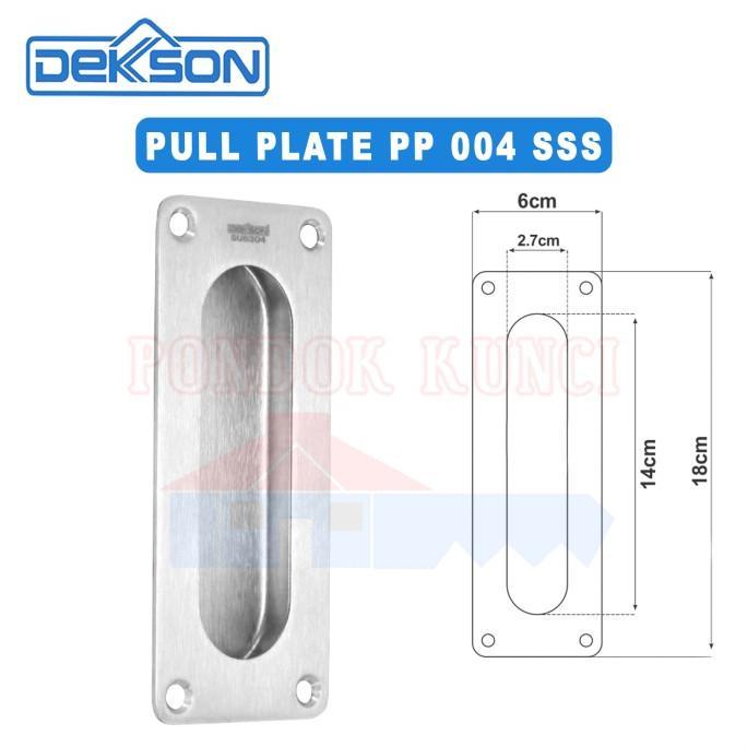 Jual Handle Tanam Dekson Pull Plate Pintu Sliding Dekkson PP 004 SS ...
