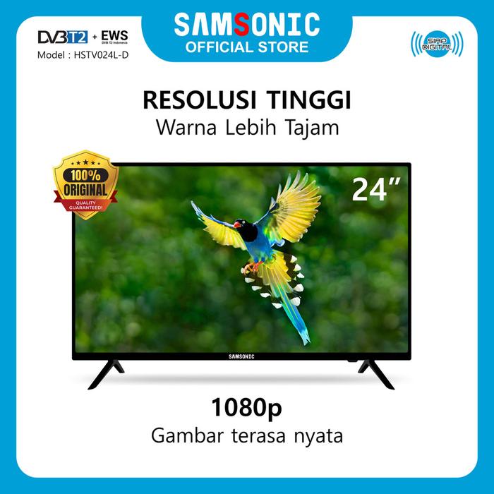 Jual SAMSONIC TV LED 22" Digital LED TV | HD TV HDMI TV | Garansi 1 ...