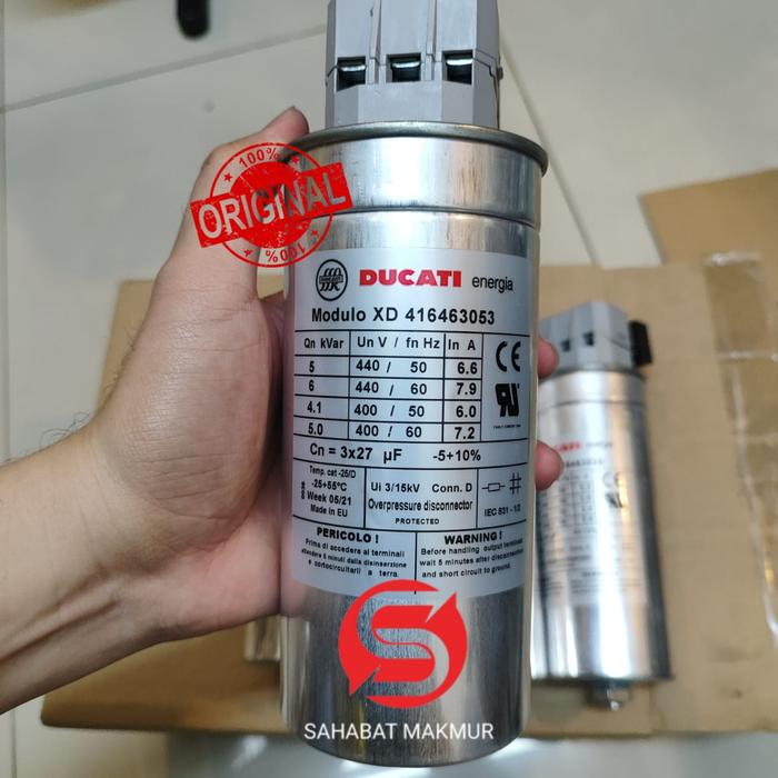 Jual Capasitor bank DUCATI 20 Kvar/ Tipe Modulo/Max.12% 415VAC ORIGINAL - Jakarta Barat ...