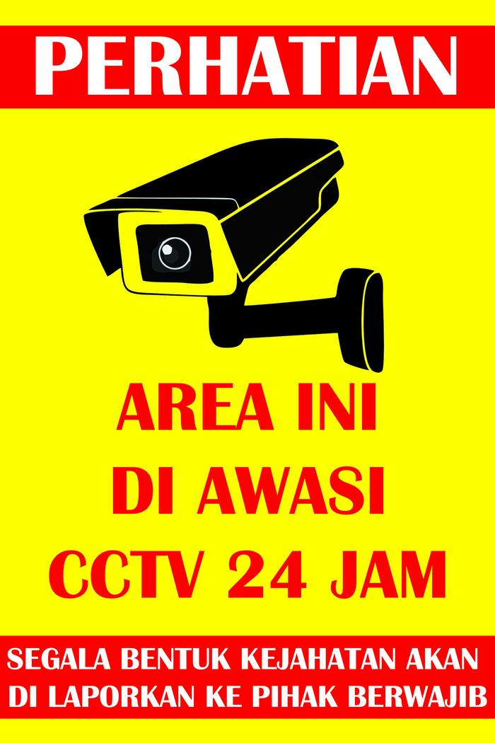 Jual spanduk banner cctv warna cerah | spanduk cctv | banner cctv ...
