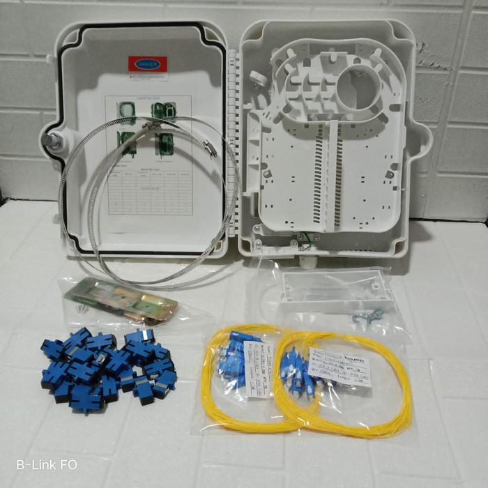 Jual odp 24 core lengkap pigtail adapter sc upc / odp fiber optik ...