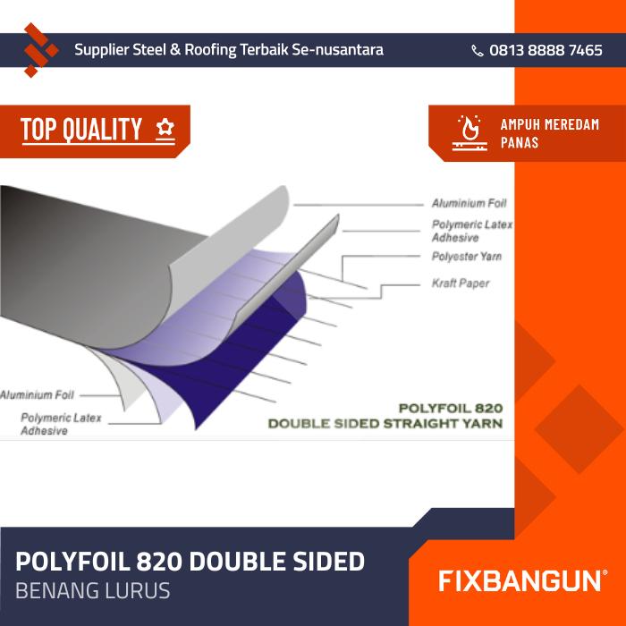 Jual Aluminium Foil Polyfoil SS/DS | Peredam Panas Atap | Insulasi Atap ...
