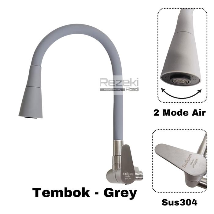 Jual Kran Angsa Fleksibel Soligen Stainless Sus304 - 2 Mode Sistem ...