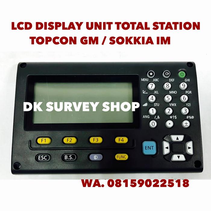 Jual LCD DISPLAY TOTAL STATION TOPCON GM / DISPLAY TOPCON GM / DISPLAY TS TOPCON GM / LAYAR TS ...