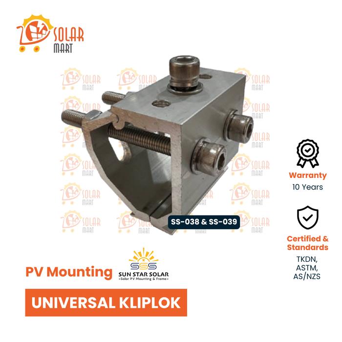 Promo Universal Kliplok Bracket PV Mounting Solar Panel Surya - Jakarta ...