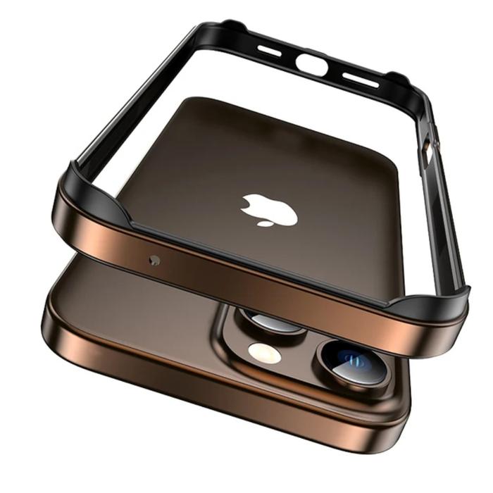 Jual Luxury Aluminium Metal Bumper Case for iPhone 16 15 14 13 12 Pro ...