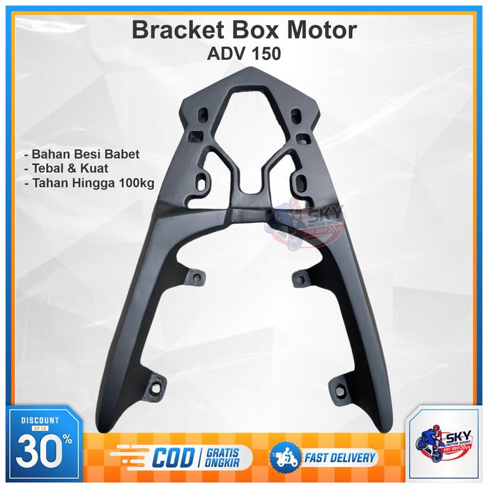Jual Bracket Box Motor Adv 150 160 Model Bintang Bahan Besi Babet Tebal ...