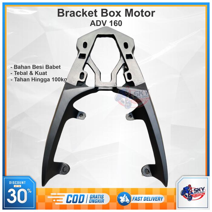 Jual Bracket Box Motor Adv 150 160 Model Bintang Bahan Besi Babet Tebal ...