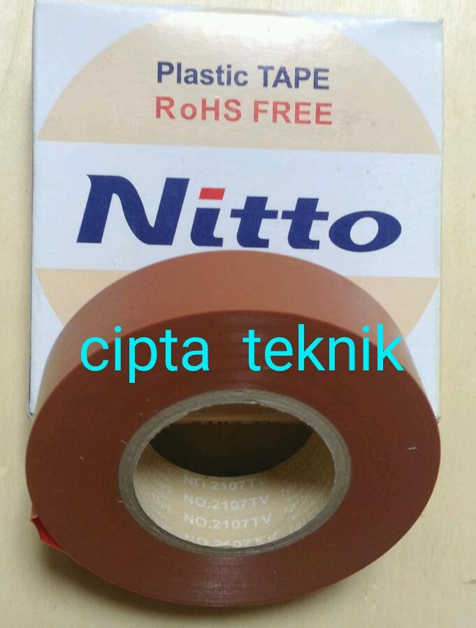 Jual Isolasi Listrik Nitto Asli Hitam Putih Orange Biru Hijau Kuning ...