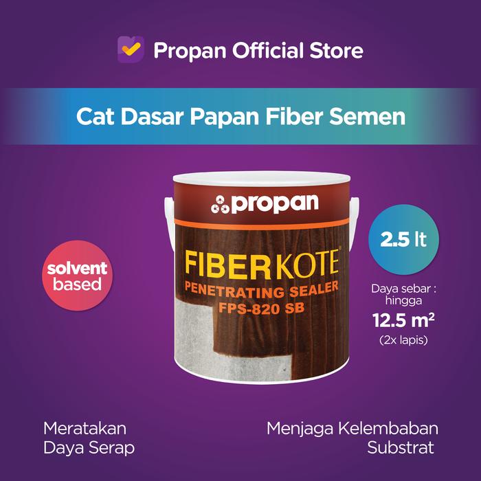 Jual CAT DASAR FIBER SEMEN FIBERKOTE FPS-820 SB CLEAR - 2,5 LITER ...